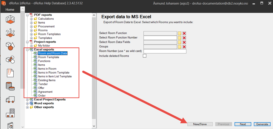Excel exporting and PDF reporting